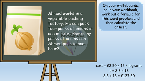 Formulas/Function Machines Powerpoint Lesson - Level 1 Maths Functional ...