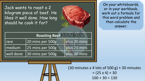Formulas/Function Machines Powerpoint Lesson - Level 1 Maths Functional ...