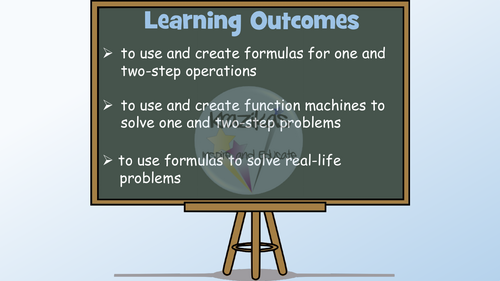 Formulas/Function Machines Powerpoint Lesson - Level 1 Maths Functional ...
