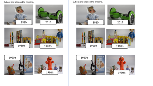 History toy timeline | Teaching Resources