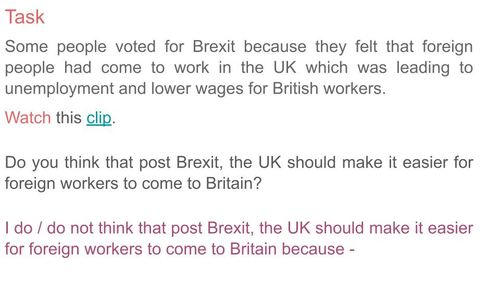 Impact of Brexit | Teaching Resources