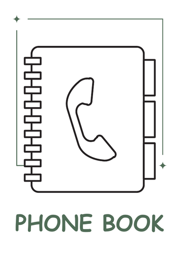 Role Play Home Corner Character Phone Book | Teaching Resources