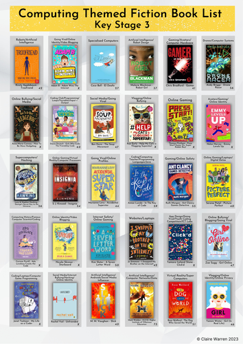 Complete Secondary Computing ICT Curriculum Themed Fiction Reading Book ...