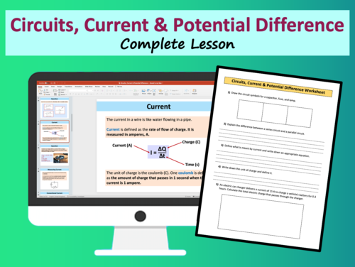 Circuits, Current & Potential Difference - A Level Physics | Teaching ...