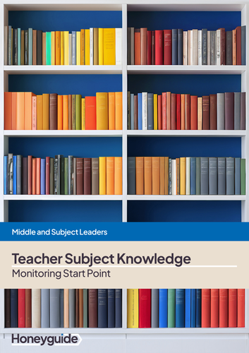Teacher Subject Knowledge Monitoring | Teaching Resources