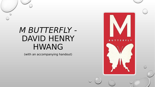 M. Butterfly by David Henry Hwang | Teaching Resources