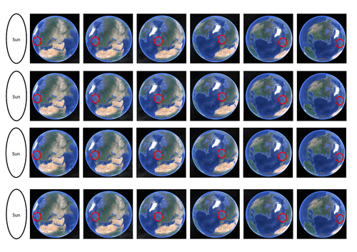 Images of Earth to support day and night activity | Teaching Resources