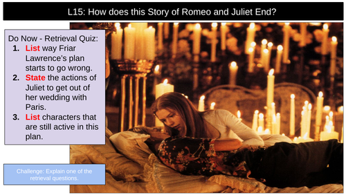 Romeo and Juliet End | Teaching Resources