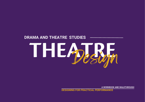 GCSE and Alevel Drama Design Workbook | Teaching Resources