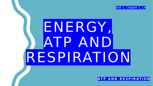 ATP & Cellular Respiration iGCSE Biology | Teaching Resources