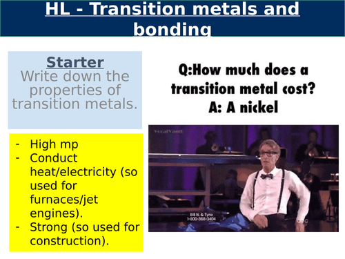 Structure 2.3 - The metallic model. New 2025 Syllabus Full Lessons. IB ...