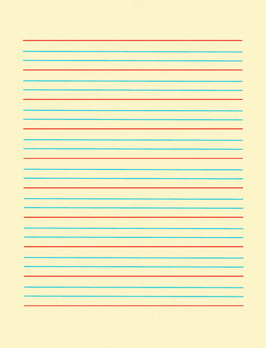 Handwriting paper yellow background | Teaching Resources