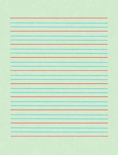 Handwriting paper green background | Teaching Resources