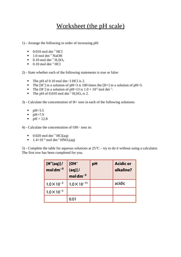 All the worksheets for IB chemistry topic 1 to 11 | Teaching Resources