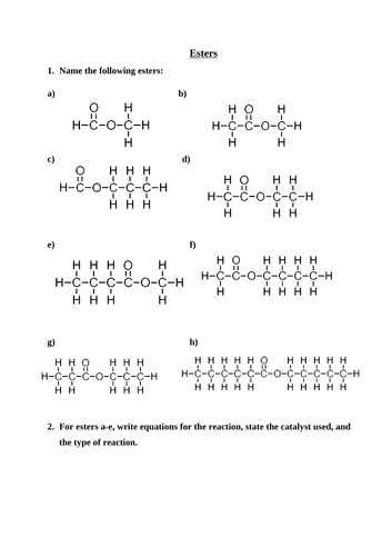 All the worksheets for IB chemistry topic 1 to 11 | Teaching Resources