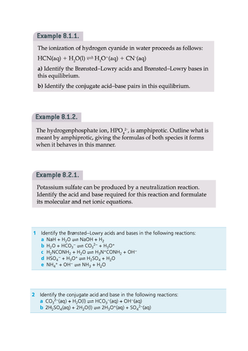 All the worksheets for IB chemistry topic 1 to 11 | Teaching Resources