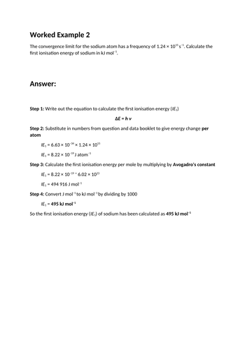 All the worksheets for IB chemistry topic 1 to 11 | Teaching Resources
