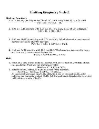 All the worksheets for IB chemistry topic 1 to 11 | Teaching Resources