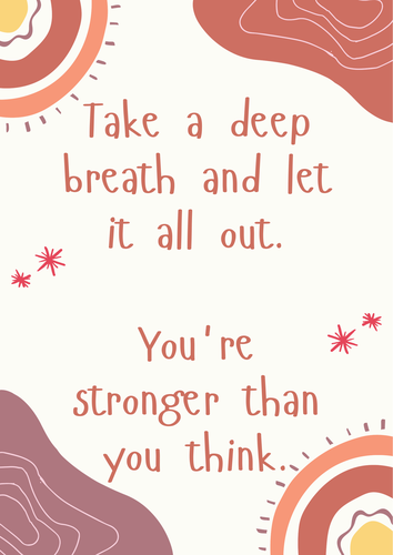 Calm Corner Cards | Teaching Resources