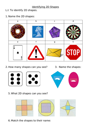 Toy Story Themed 2D Shape Collection | Teaching Resources