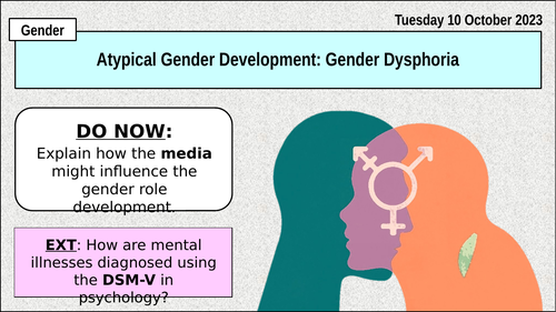 ATYPICAL GENDER DEVELOPMENT: GENDER DYSPHORIA [A-Level Psychology ...