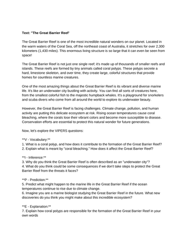 Range of Year 3 VIPERS Comprehensions | Teaching Resources Range of Year 3 VIPERS Comprehensions | Teaching Resources