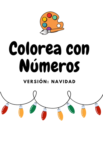 Navidad - Colour by Numbers | Teaching Resources