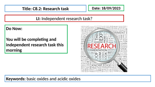 iGCSE co-ordinated Science: C8 Acids, bases & Salts | Teaching Resources