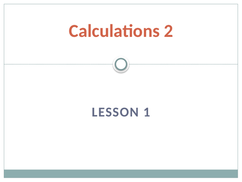 Calculation 2 - Edexcel IGCSE Chemistry | Teaching Resources