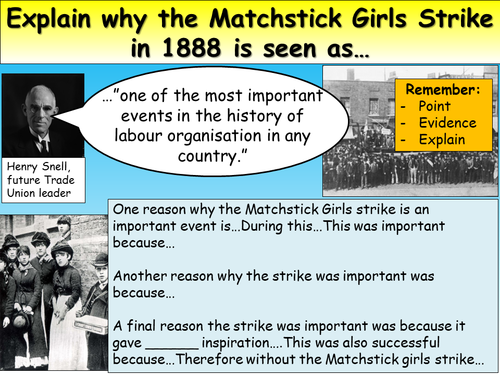 Matchstick Girls + London Dockers | Teaching Resources