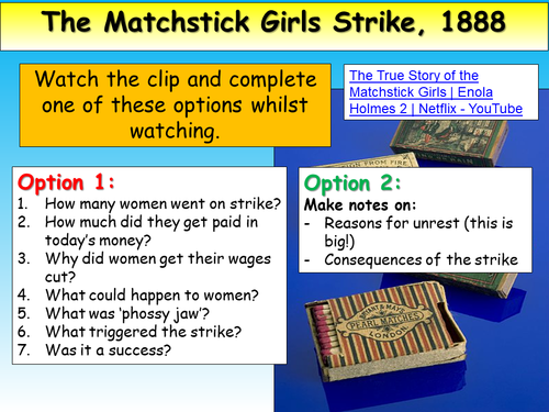 Matchstick Girls + London Dockers | Teaching Resources