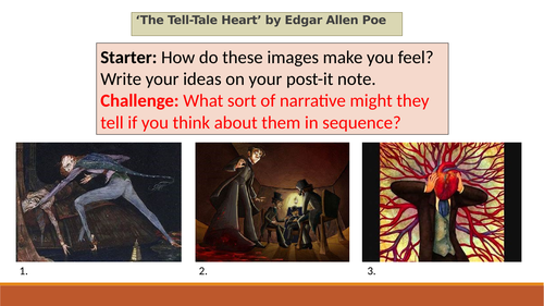 Edgar Allan Poe's Tell-tale Heart - structure to build tension ...