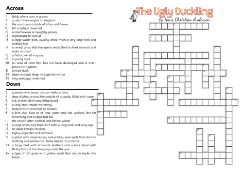 The Ugly Duckling Reading Worksheets | Teaching Resources