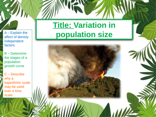 19. Populations in Ecosystems - AQA A Level Biology (A2) - Topic bundle ...
