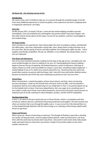 Autobiography Writing Unit Year 4 | Teaching Resources