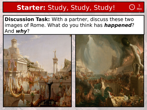 KS3 Romans - Why Did the Roman Empire Fall? | Teaching Resources