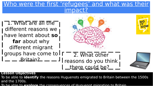 Migration SOW (KS3) - Lesson 8: Huguenots | Teaching Resources