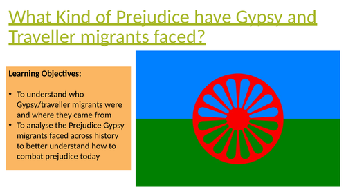 Migration SOW (KS3) - Lesson 10: Gypsies and Travelers | Teaching Resources