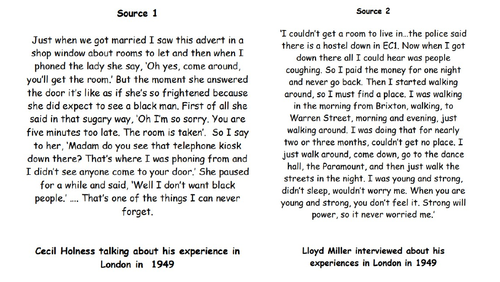 Migration SOW (KS3) - Lesson 11: 20th Century Migration | Teaching ...