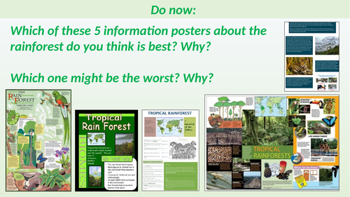 KS3 Geography - Tropical rainforests Full SoW - Geography - 12 lessons ...