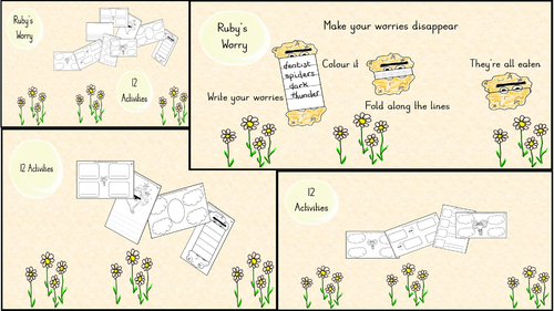 Ruby's Worry Activities | Teaching Resources