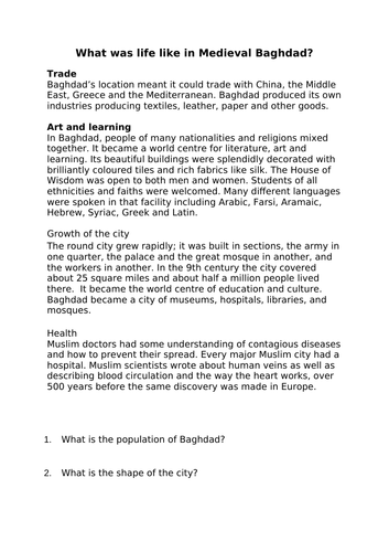 The Crusades | Teaching Resources