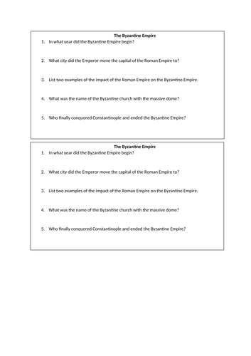 The Crusades | Teaching Resources