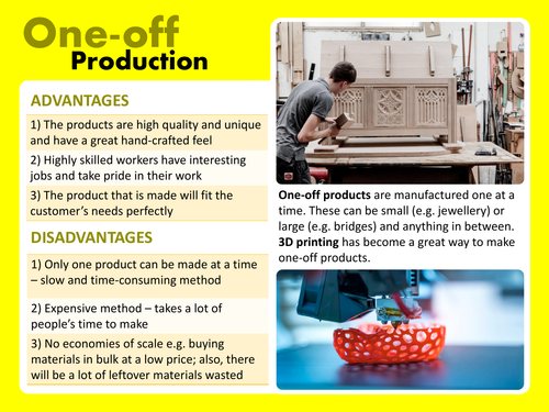 Wall Display - Design Technology - 16 x A3 posters One-off, Batch, Mass ...