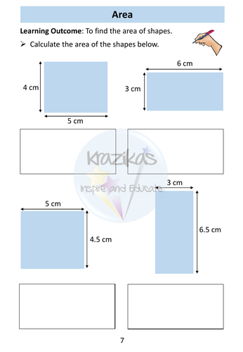 Level 1 Functional Skills Maths - Perimeter, Area, Volume Workbook ...