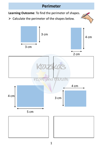 Level 1 Functional Skills Maths - Perimeter, Area, Volume Workbook ...