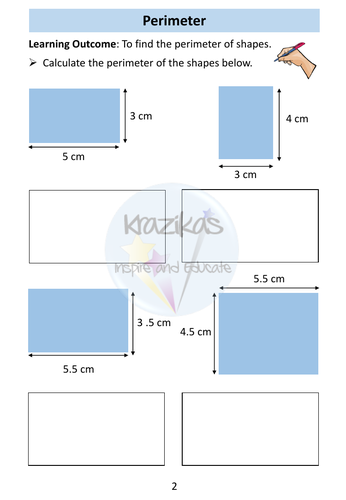 Level 1 Functional Skills Maths - Perimeter, Area, Volume Workbook ...