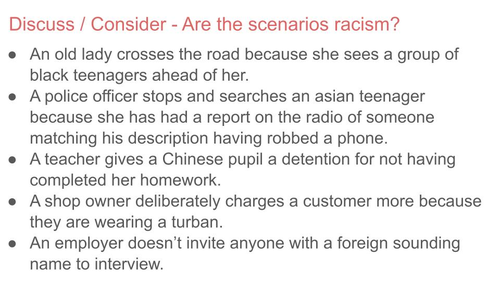 Racism Form Time Tutorial | Teaching Resources