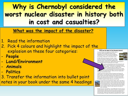 Chernobyl | Teaching Resources