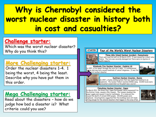 Chernobyl | Teaching Resources